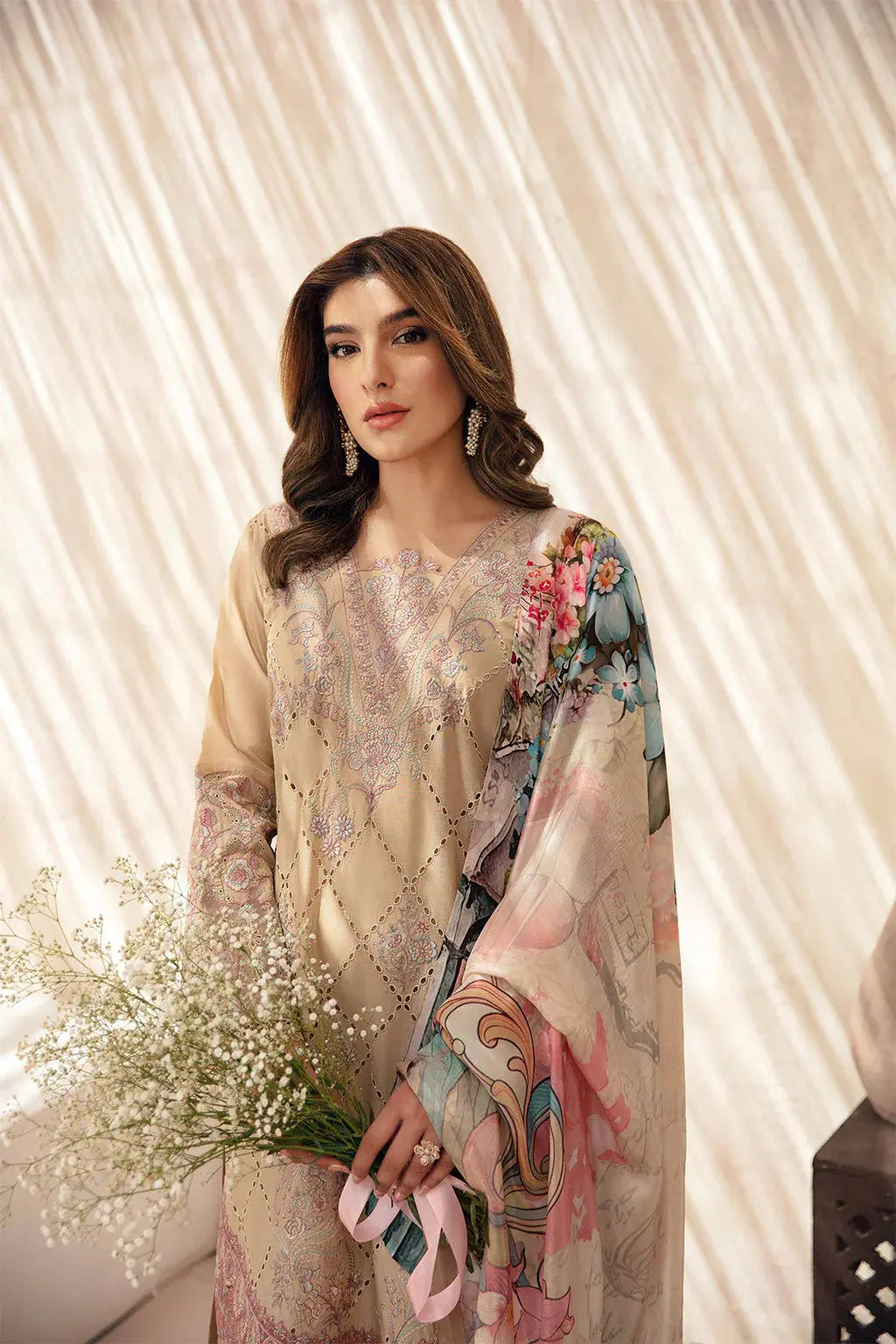 RAMSHA ‘Andaaz’ | Embroidered Lawn Readymade | Z-1010 - HIRA – HIRA ...