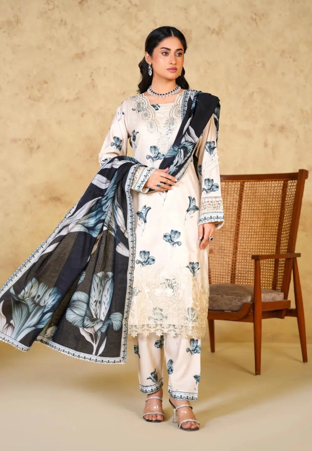 Sitarah Styles 'Vol 17' | Embroidered Linen 3pc Pakistani Readymade ...