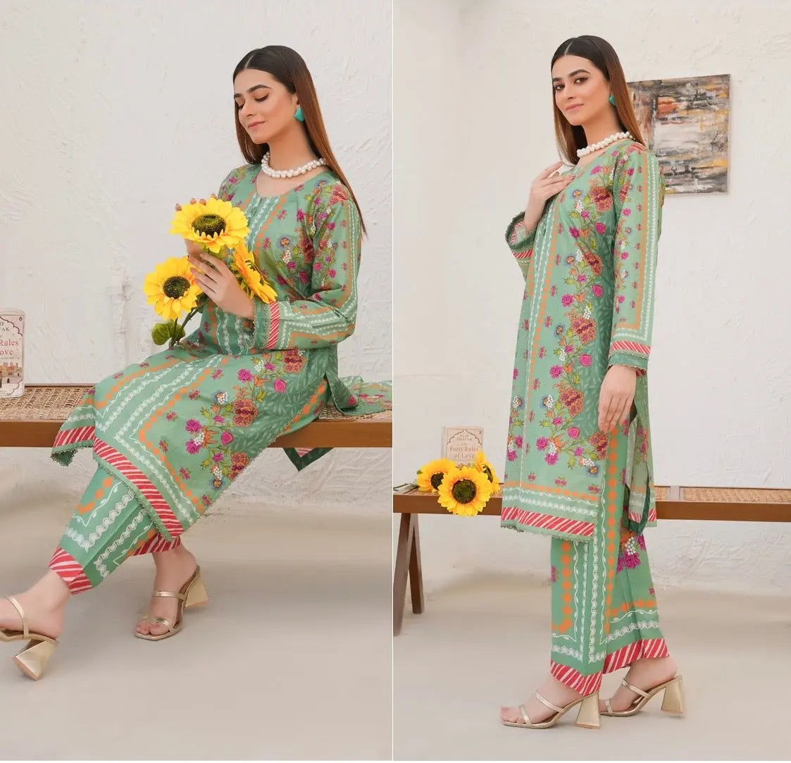 Sitarah Styles ‘Vol 5' | Embroidered Lawn 2pc Readymade | IN309 - HIRA ...